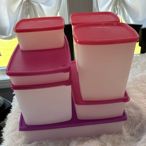 Tupperware | Kitchen | Tupperware 7piece Freezer Safe Storage Set ...